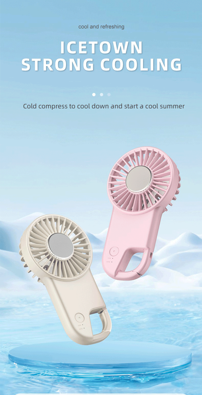 YIOMIO Mini Fan Electric Fan Rechargable Fan Desktop Fans Travel ...