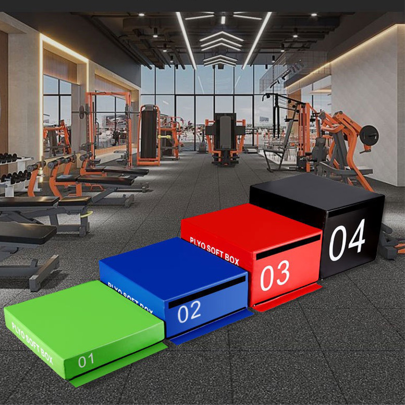 Plyo Soft Box Stackable for Adults for Box Jumping Practice Plyometrics ...