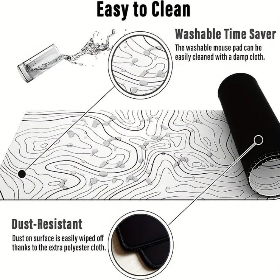 Mouse Pad XXL Keyboard Mouse Carpet Large Mouse Table Pad Anti-slip ...