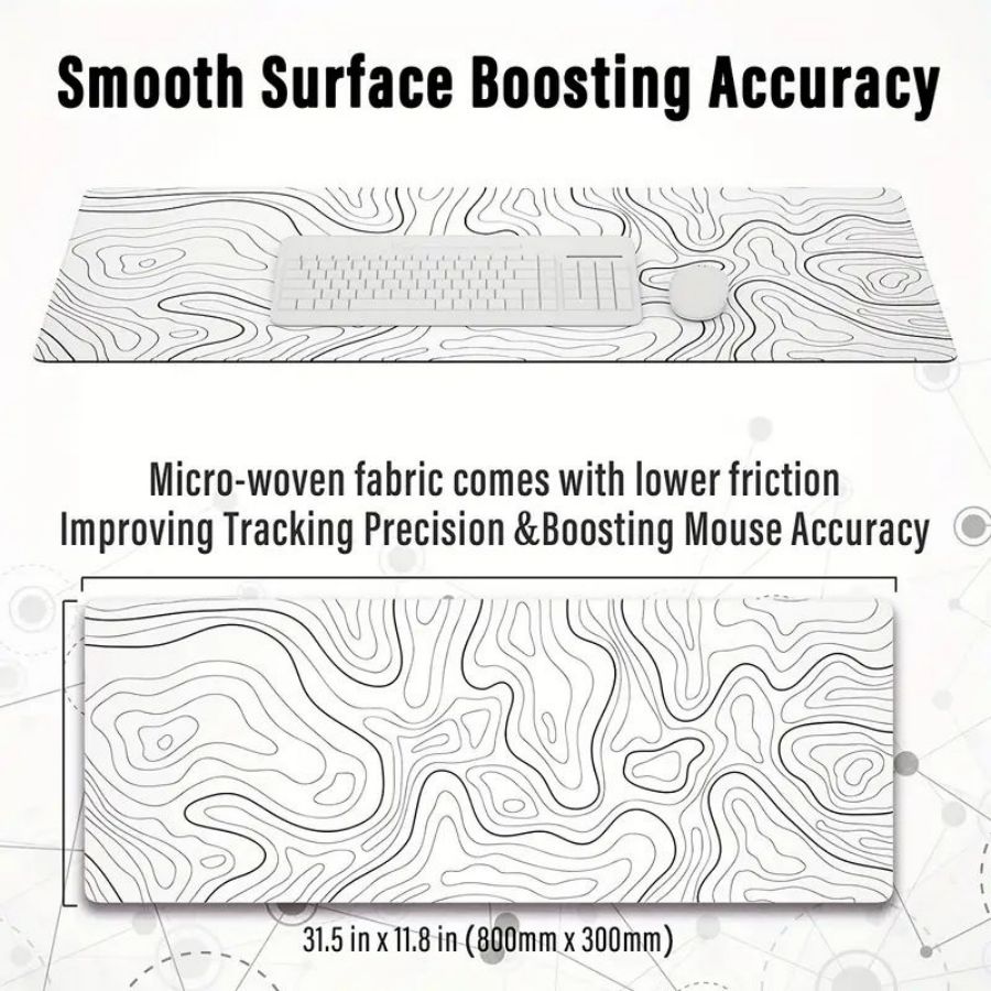 Mouse Pad XXL Keyboard Mouse Carpet Large Mouse Table Pad Anti-slip ...