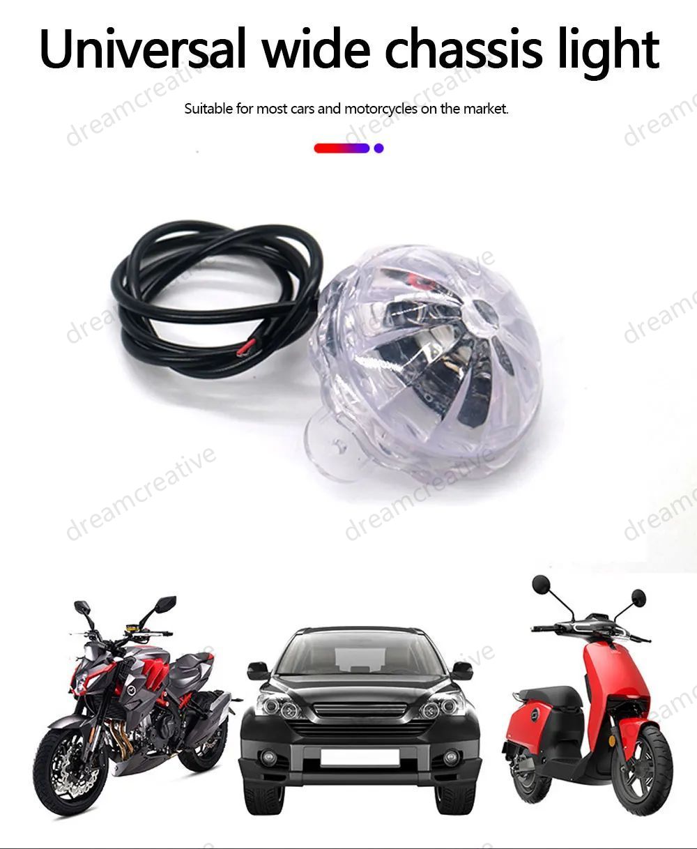 12-24V Led Motorcycle Chassis lights Colorful Truck Flashing Chassis ...