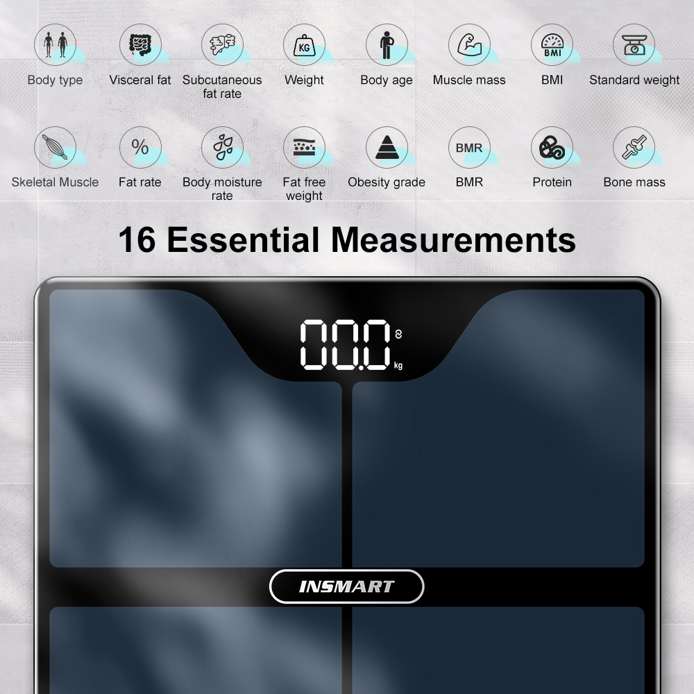 INSMART weighing scale human weighing scale weight scale for body ...