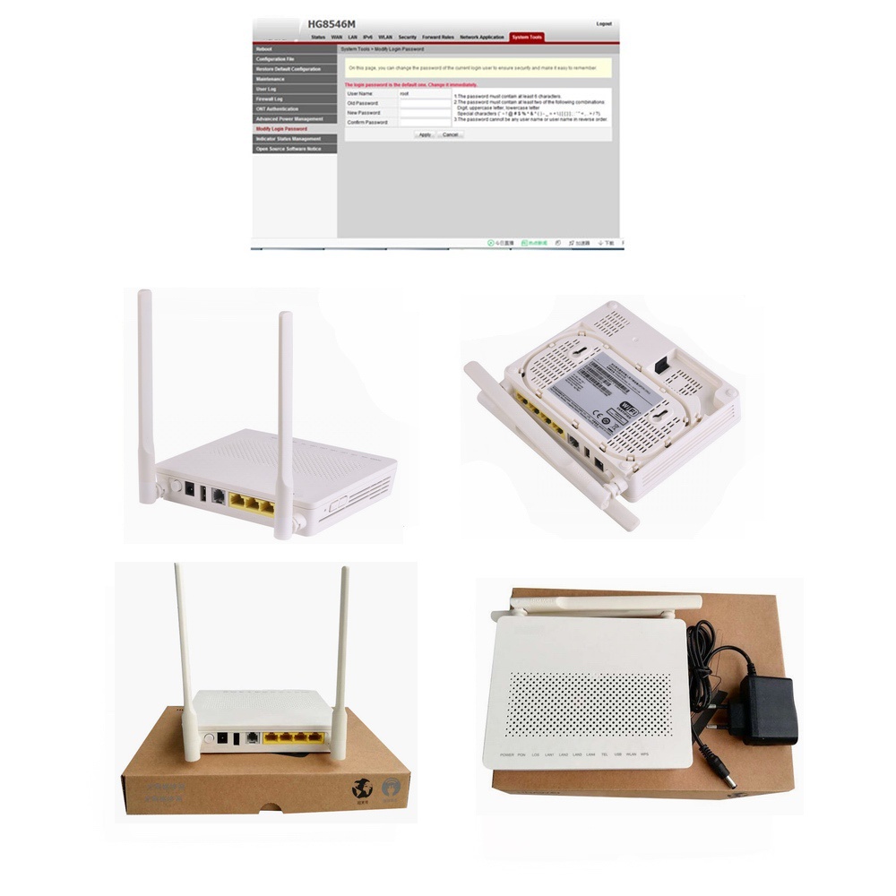 epon onu xpon onu Gigabit HG8145V5 EG8141A5 large antenna ONU FTTH ...