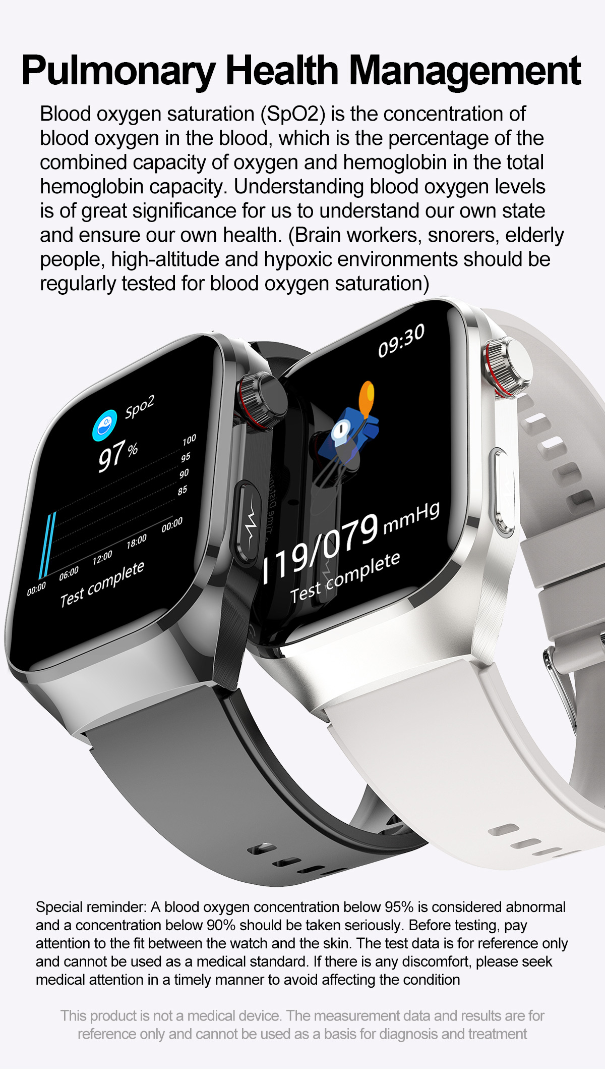 New TK16 Smartwatch Micro Examination Bluetooth Call ECG Body Fat ...