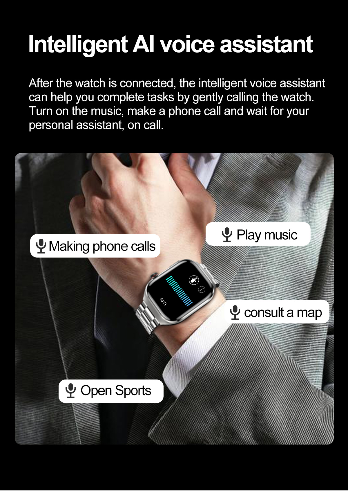 New TK16 Smartwatch Micro Examination Bluetooth Call ECG Body Fat ...
