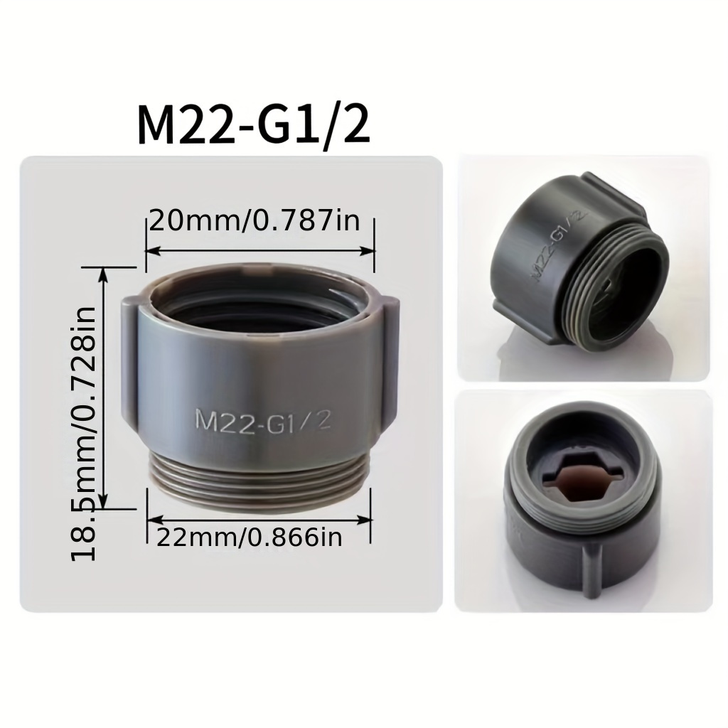 5 Pieces Faucet Adapter Kit Male and Female Sink Aerator Adapter Set ... 5 Pieces Faucet Adapter Kit Male and Female Sink Aerator Adapter Set ...