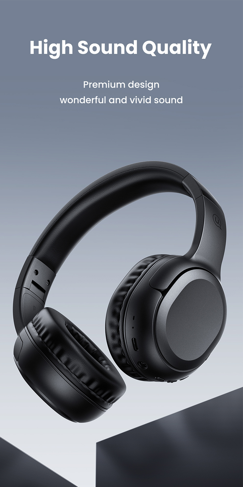 USAMS YG23 Bluetooth 5.3 Connectivity Headphones Wireless Headphones ...