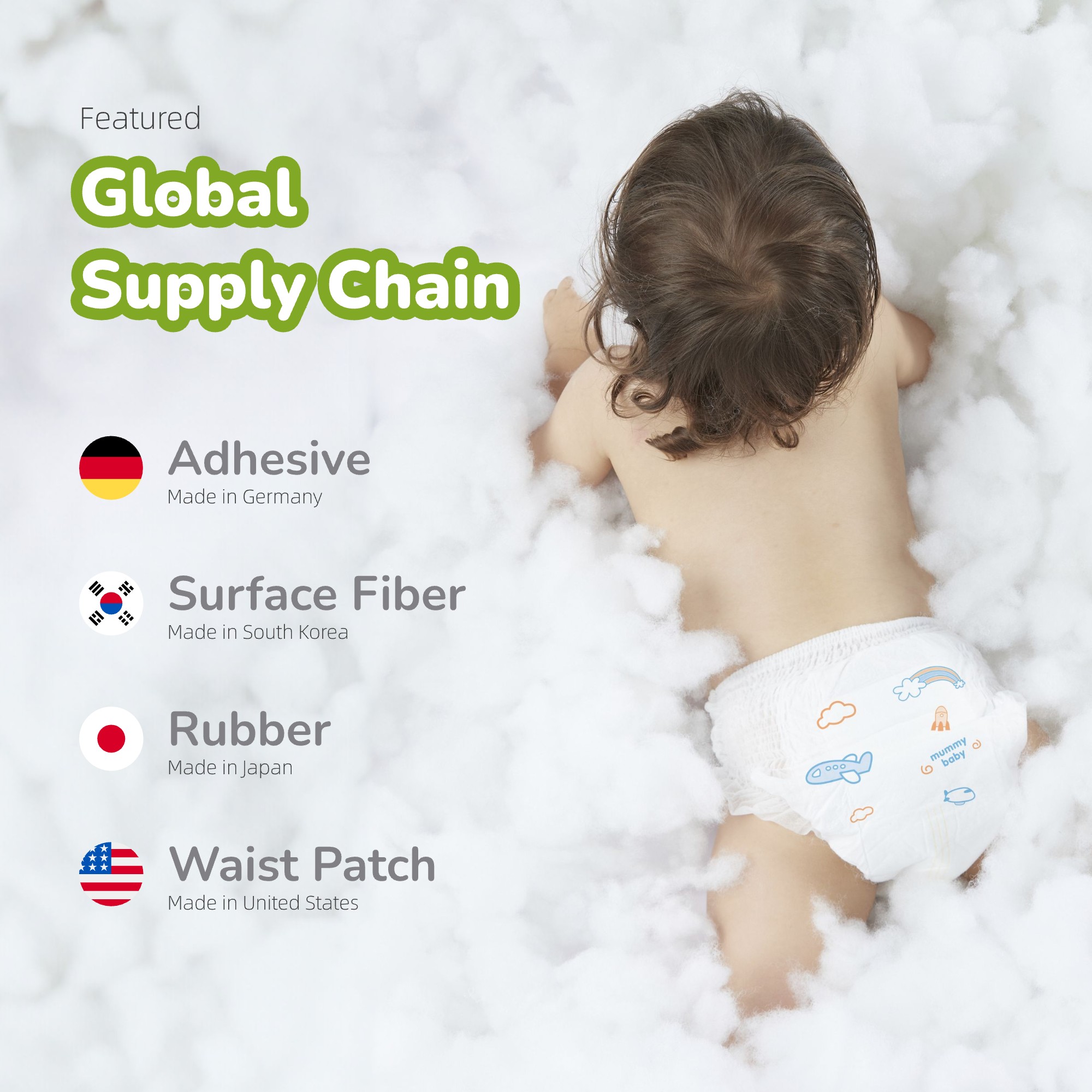 Mummybaby diaper disposable diaper S-XL TAPE and PANTS TYPE korean ...
