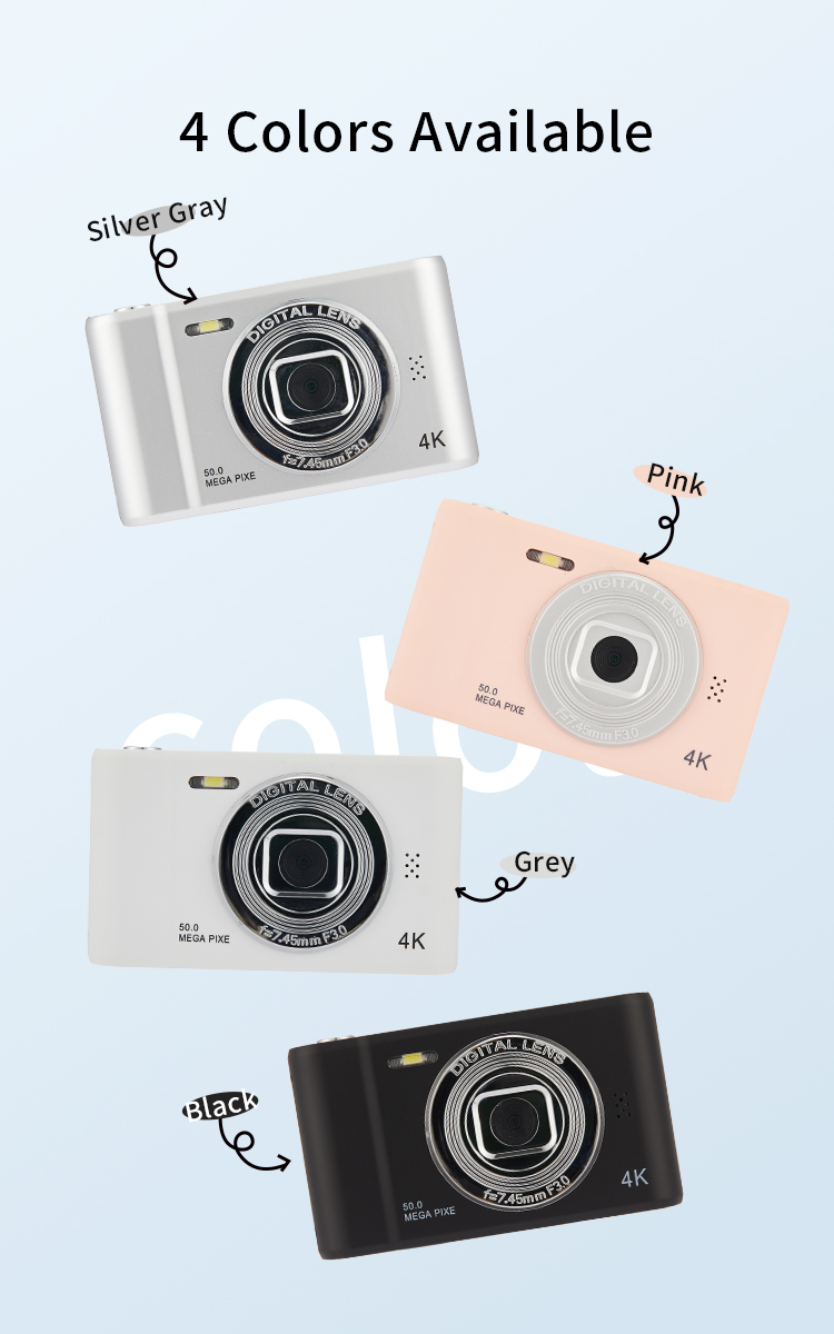 4k digi cam Beginner's camera digital camera Mini Autofocus Camera for ...