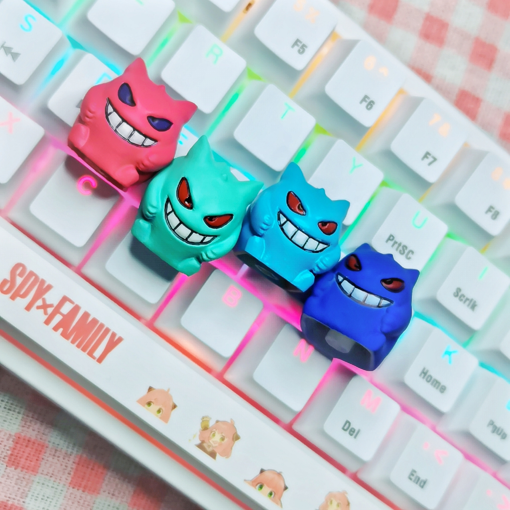 Gengar Keycap for Mechanical Keyboard Unique Keycap GHUI | Shopee ...
