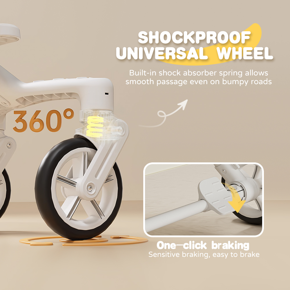 Foldable Stroller for Baby Sit And Lie Down 360 Rotating Two-Ways ...