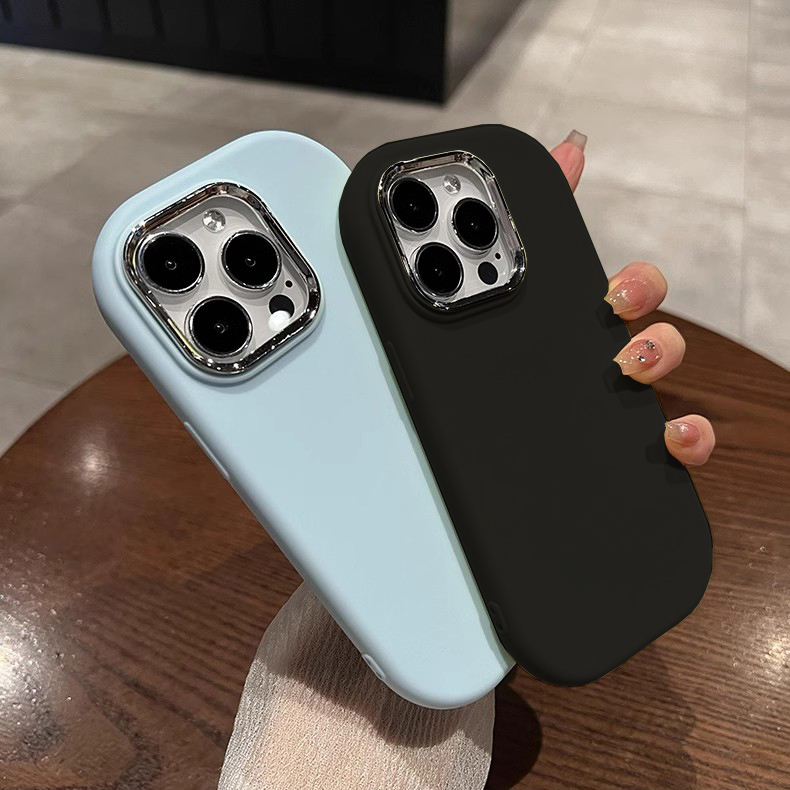 Fashion Simple Solid Color Silicone Soft Case ITEL S23 Plus A70 RS4 P65 ...