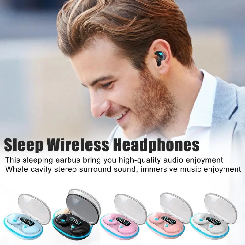 X55 Sleeping Earbuds IPX5 Waterproof BT5.0 Headphones/Mini X55 ...