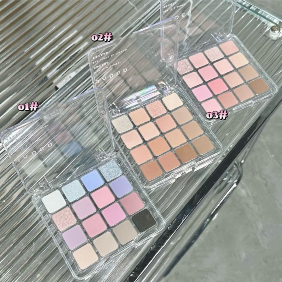 JADED 16 colors eyeshadow palette matte eye shadow light pearlescent ...