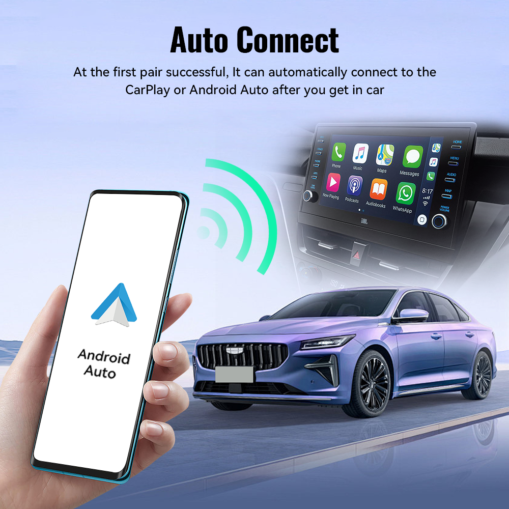 XUDA Mini AI Box Compatible with 99% of Cars Wired to Wireless Carplay ...