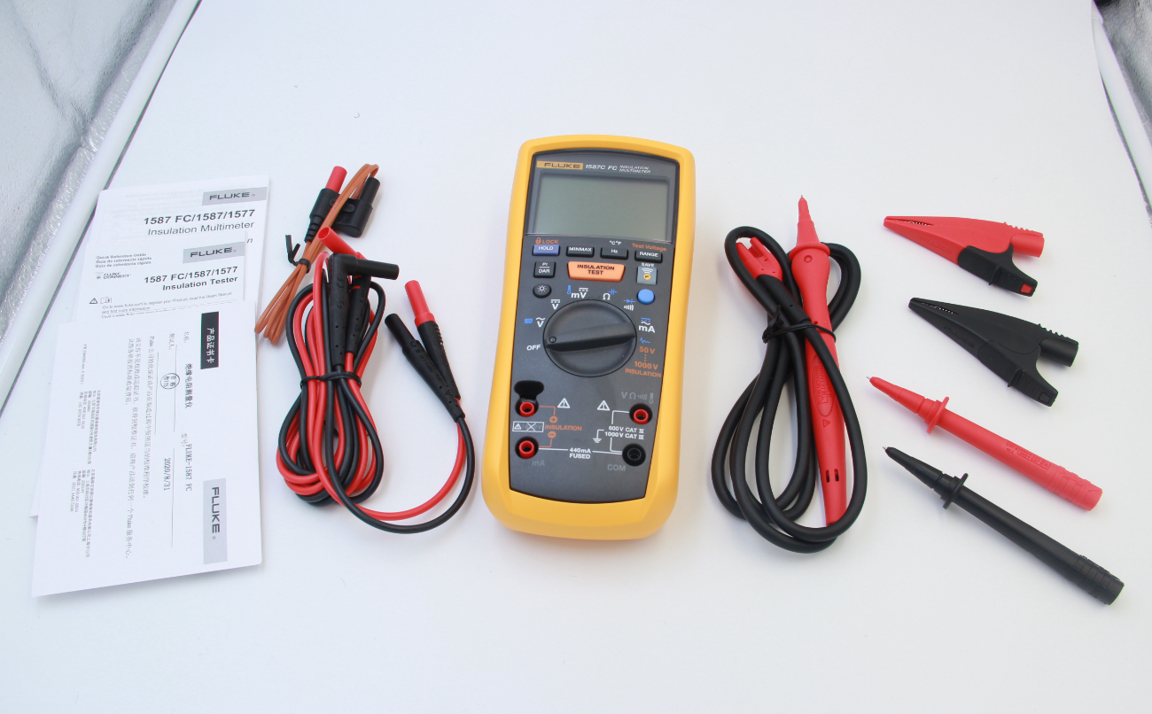 Fluke 1587 FC & 1577 High-Performance Digital Insulation Resistance ...