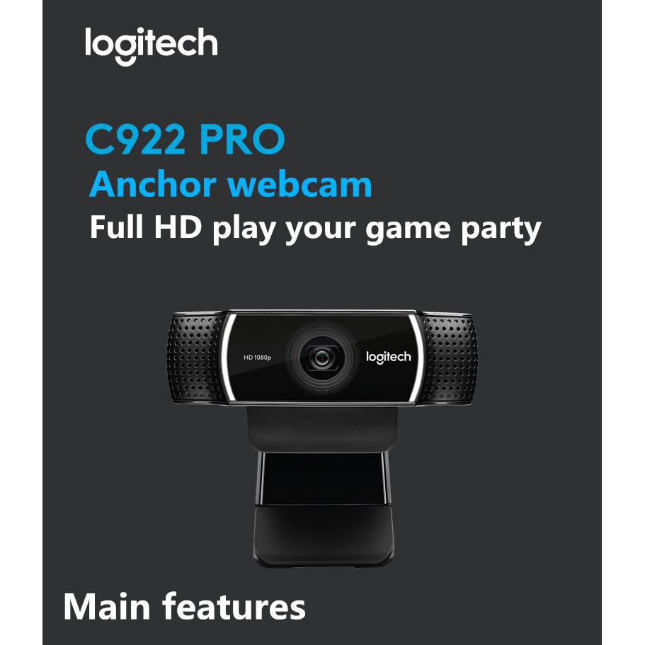 Logitech C922PRO/C930C / C930E auto focus built-in microphone webcam | Shopee Philippines