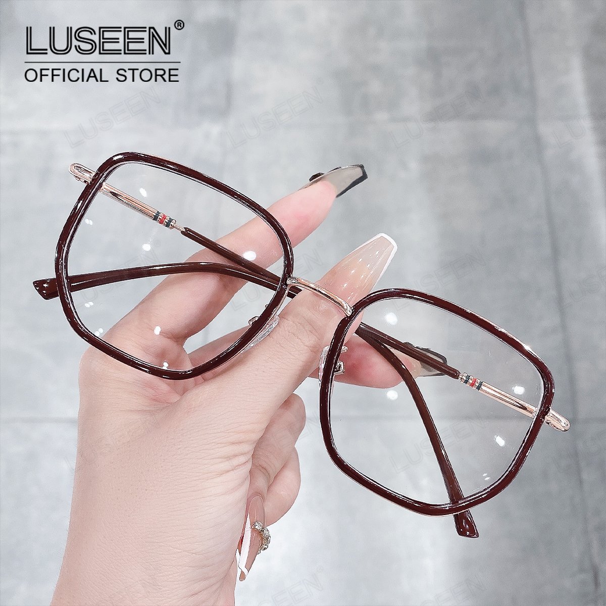LUSEEN Anti Radiation Eyeglass Photochromic Eye Glasses Anti Blue Light ...