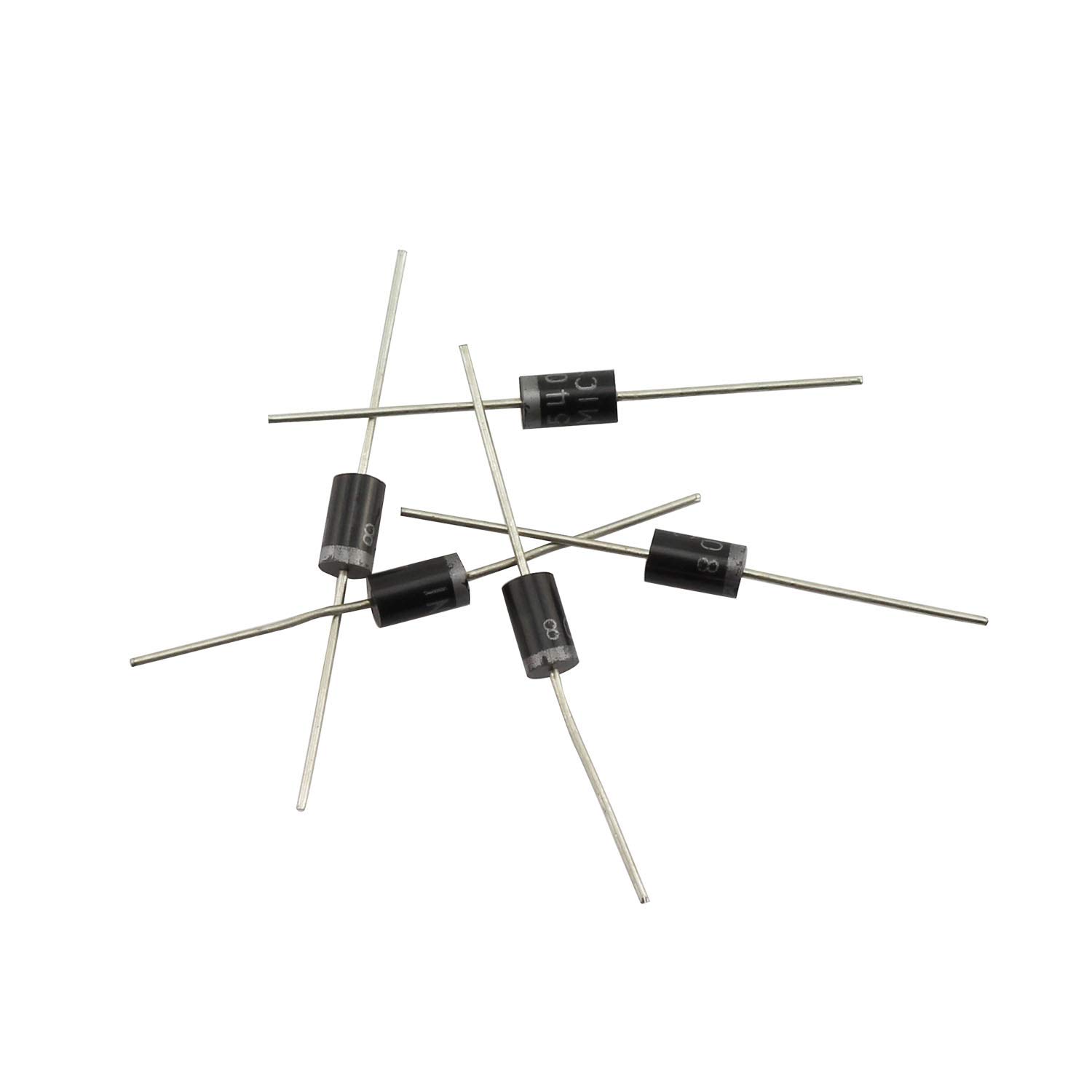 100pcs Diode Assorted Kit 8 Values DIY Electronic Components Diode ...