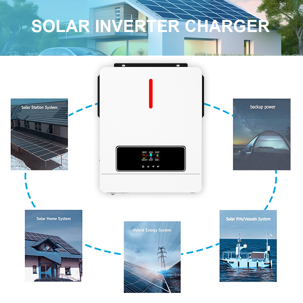 Y&H On/Off-Grid Solar Hybrid Inverter 4.2KW 24VDC AC220V Two Load ...