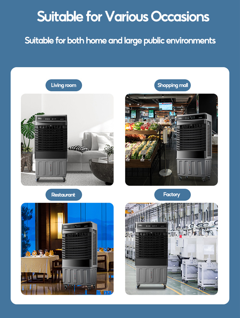 Tixx Air Cooler Fan 40/50/70L With Remote Portable Aircon Mini Air ...