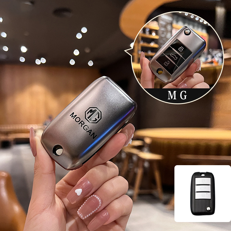 MG 3 Buttons Car Remote Key Case For MG MG3 ZS EV MG4 MG5 MG6 MG HS EP ...