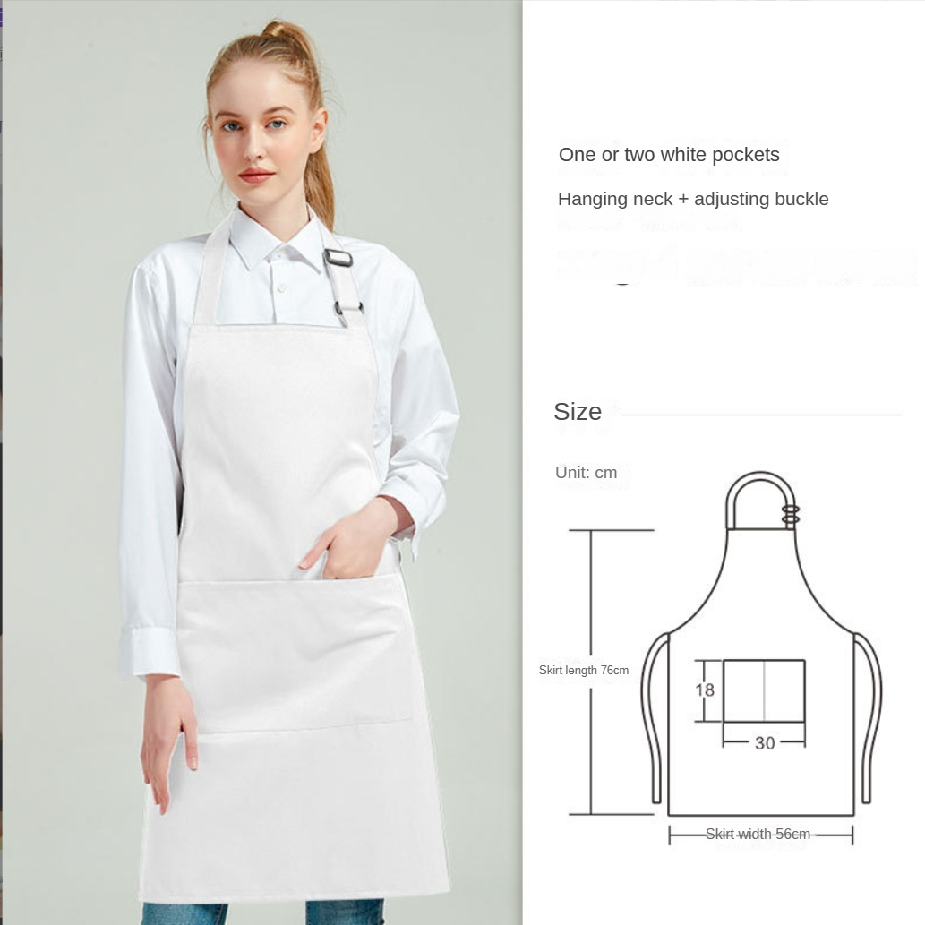 Ready Stock apron murah viral home kitchen apron black halter neck ...