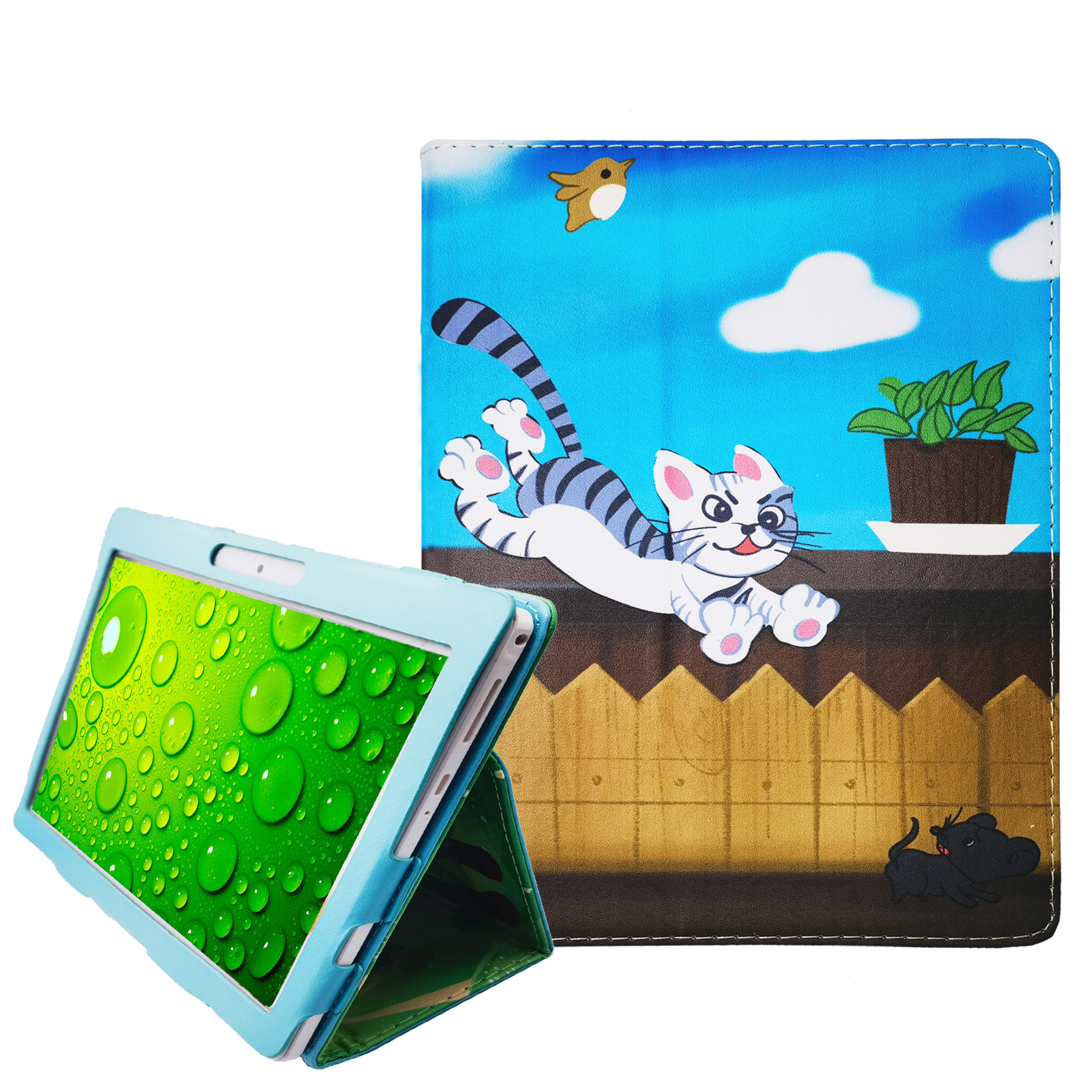Flip Case for YOOKIE 5G Spark Tab 10 inch Android 13 Silk Pattern Cover ...