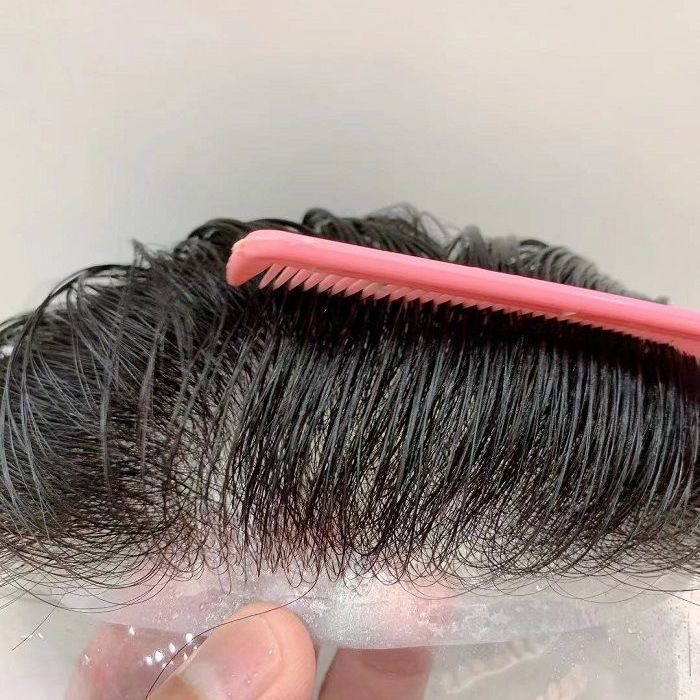 Hairline Fake hair patch Fake bangs wig piece M-shaped hairline Patch ...