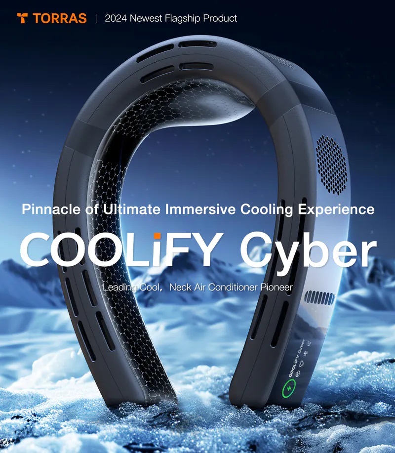 TORRAS COOLiFY Cyber Smart AI-Control Neck Air Conditioner | Shopee ...
