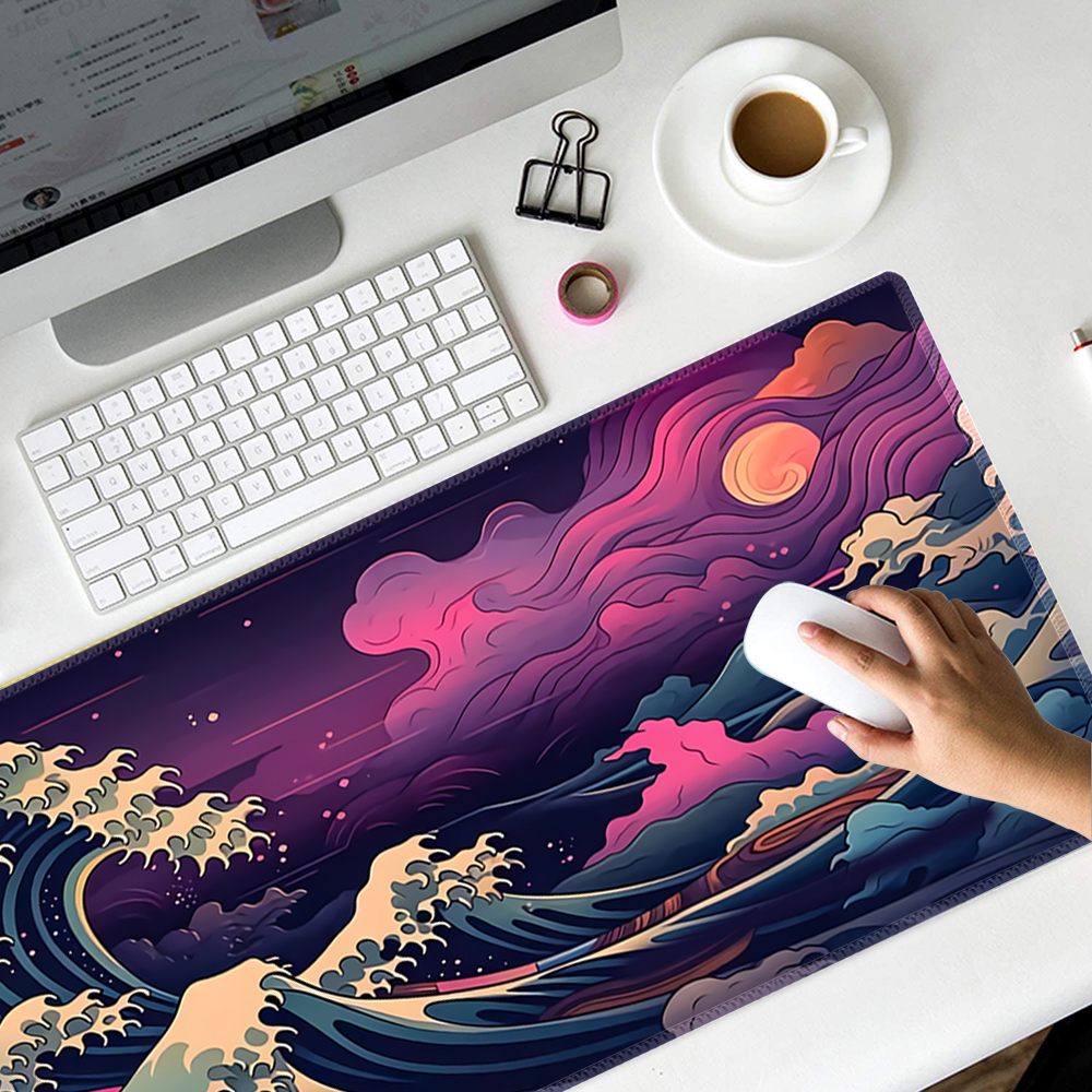 Japan Great Waves art Mouse Pad Extended Mousepad Large Gaming Mouse ...