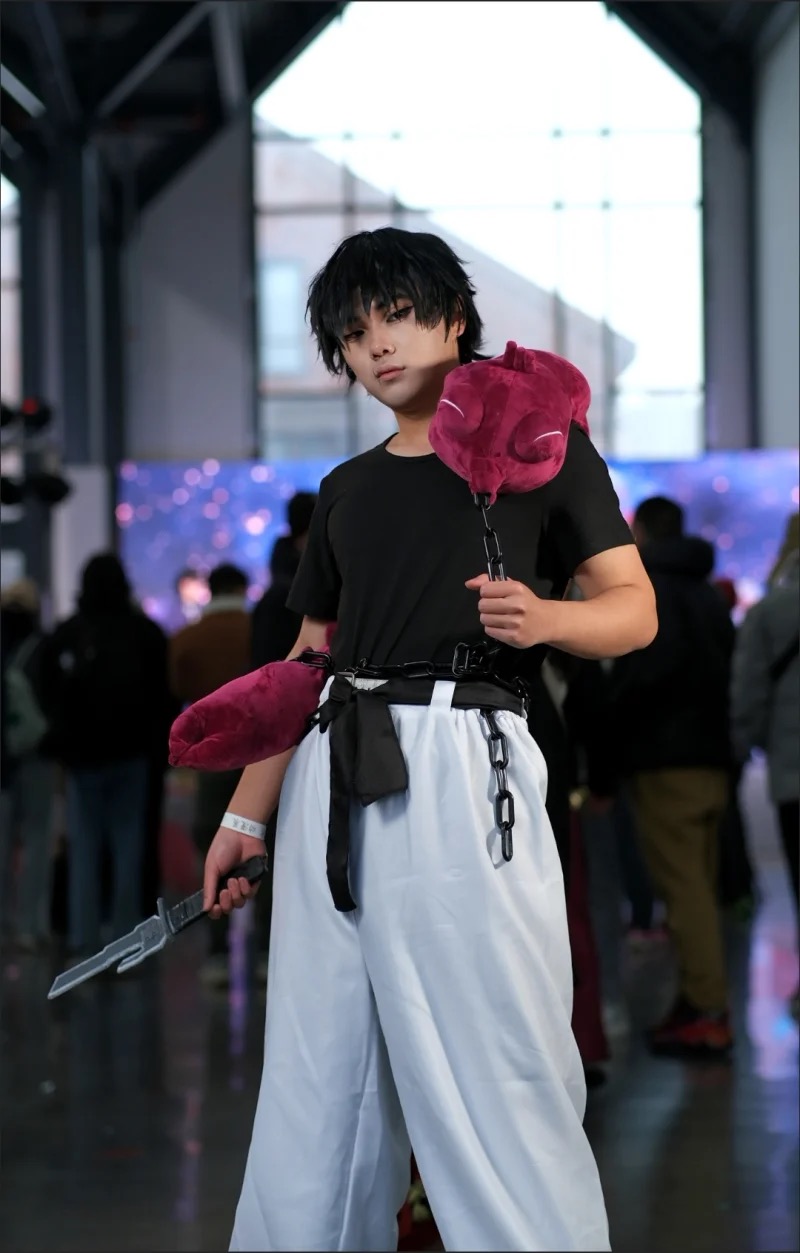 Fushiguro Toji Cosplay Costume Anime Jujutsu Kaisen Pants Wig Halloween