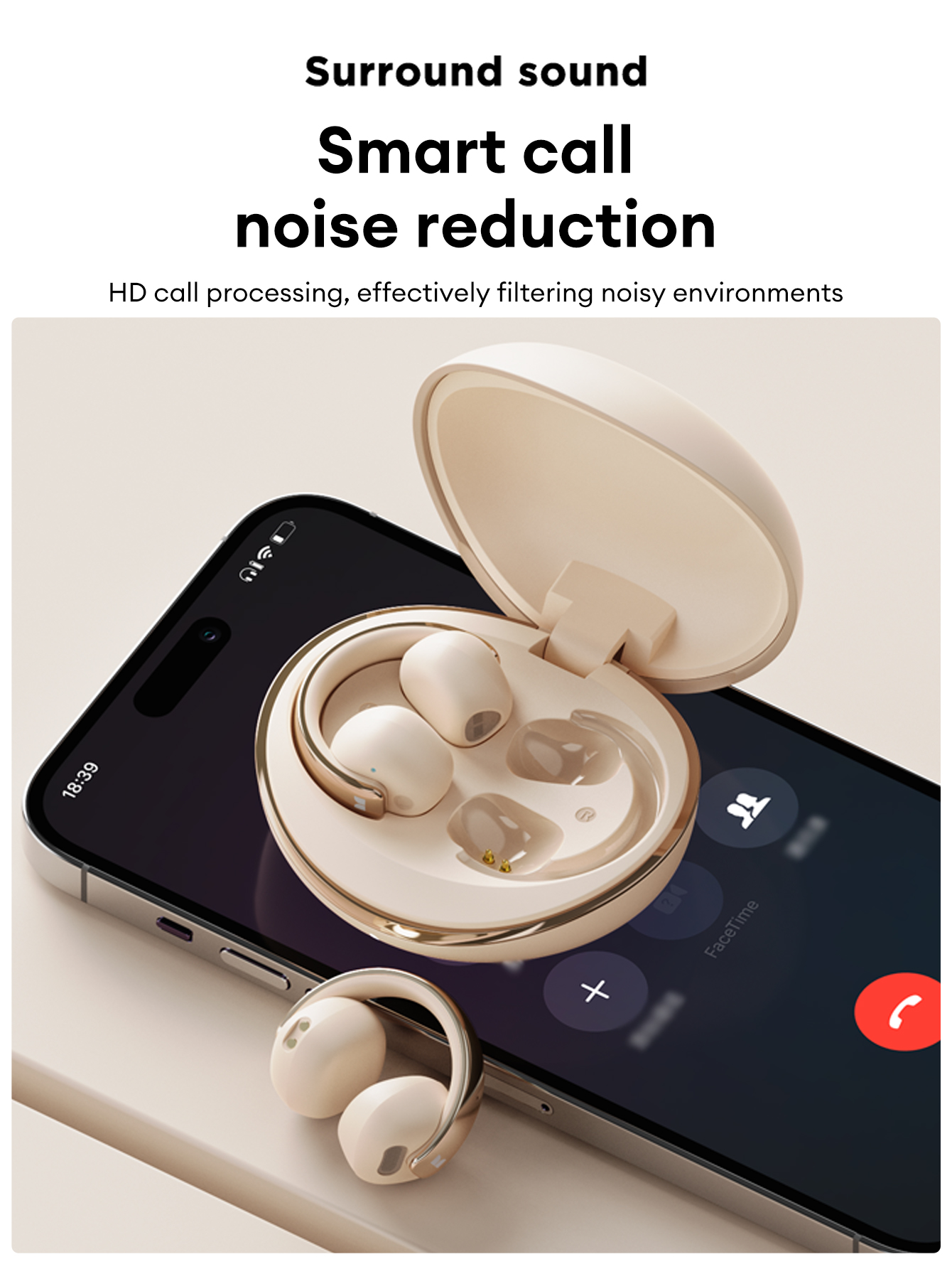 Monster XKT30 Bluetooth Earphone HD Call Intelligent Noise Cancellation ...