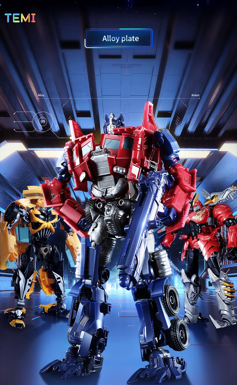2 in 1 Transformering Bumblebee Optimus Prime Kid Toy Convertible Car ...
