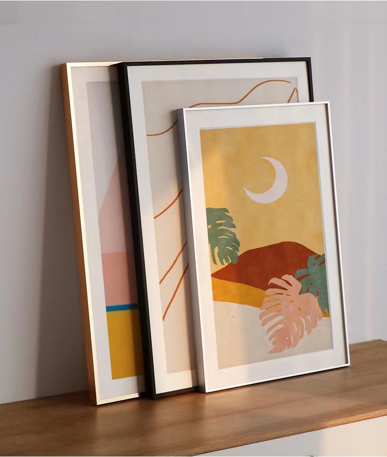 【Anti Moisture Backboard】Ins Aluminum Alloy Picture Frame Large Size ...