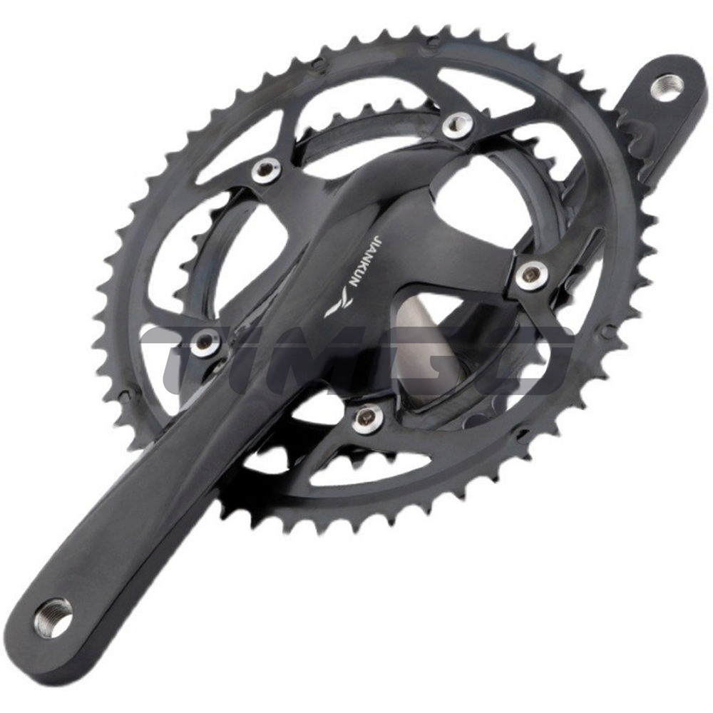 Jiankun Road Bike 2×9/10/11 Speed Crankset 50-34T 53-39T Hollowtech ...
