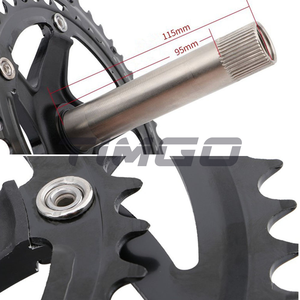 Jiankun Road Bike 2×9/10/11 Speed Crankset 50-34T 53-39T Hollowtech ...