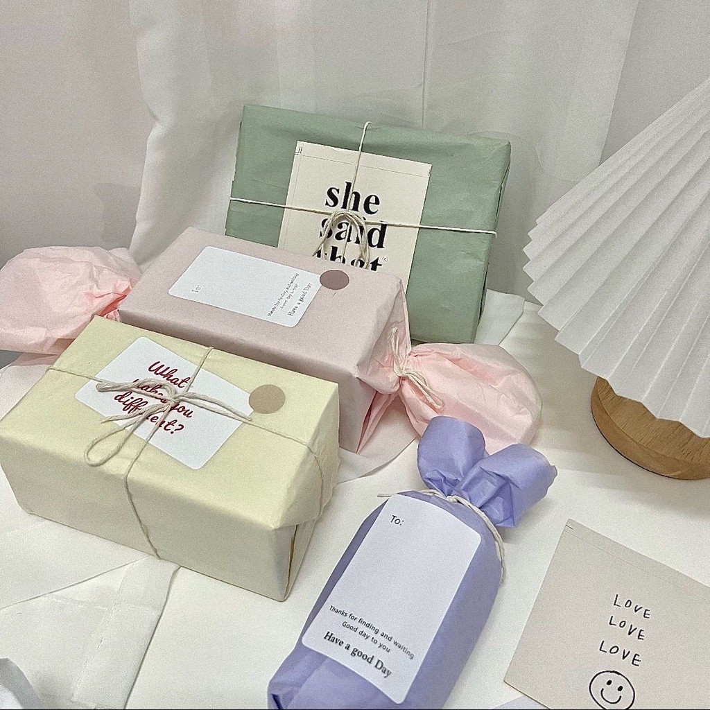 5pcs Ins Cream Color Sydney Paper Birthday Gift Flower Wrapping Photo ...