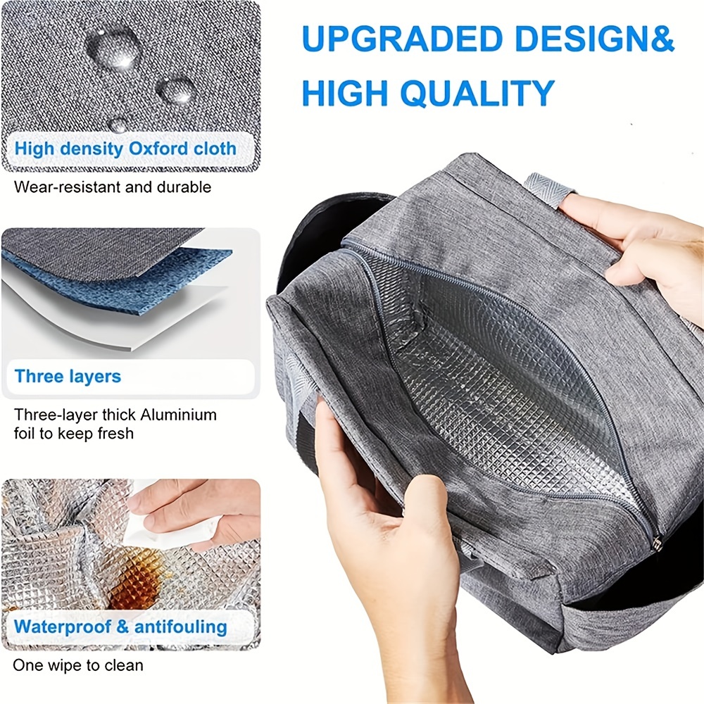 Large Capacity Oxford Fabric High Quality Bento Lunch Box Storage Bag ...
