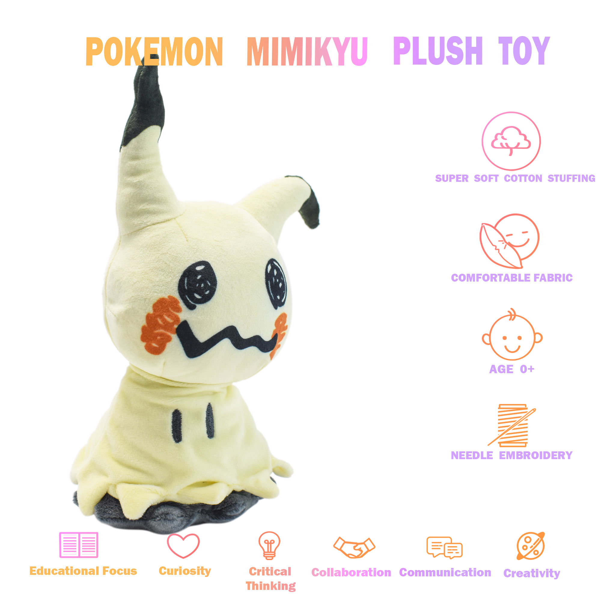 Mimikyu Eevee Stuffed Plush Toy,Birthday Kids Gifts,Christmas,Anime ...
