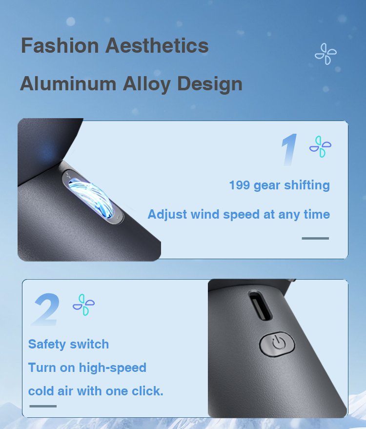 TIXX Mini fan Maliit na fan Handheld Fan Strong Wind Portable With Air ...