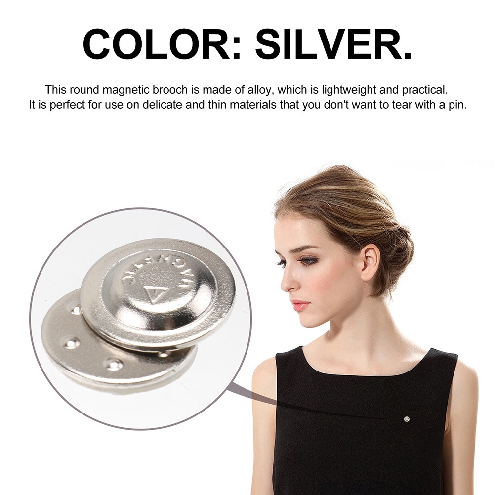 60pcs 17mm Collar Pin/Pin Magnet/Name Badge/Magnetic Name Tag/Badge ...