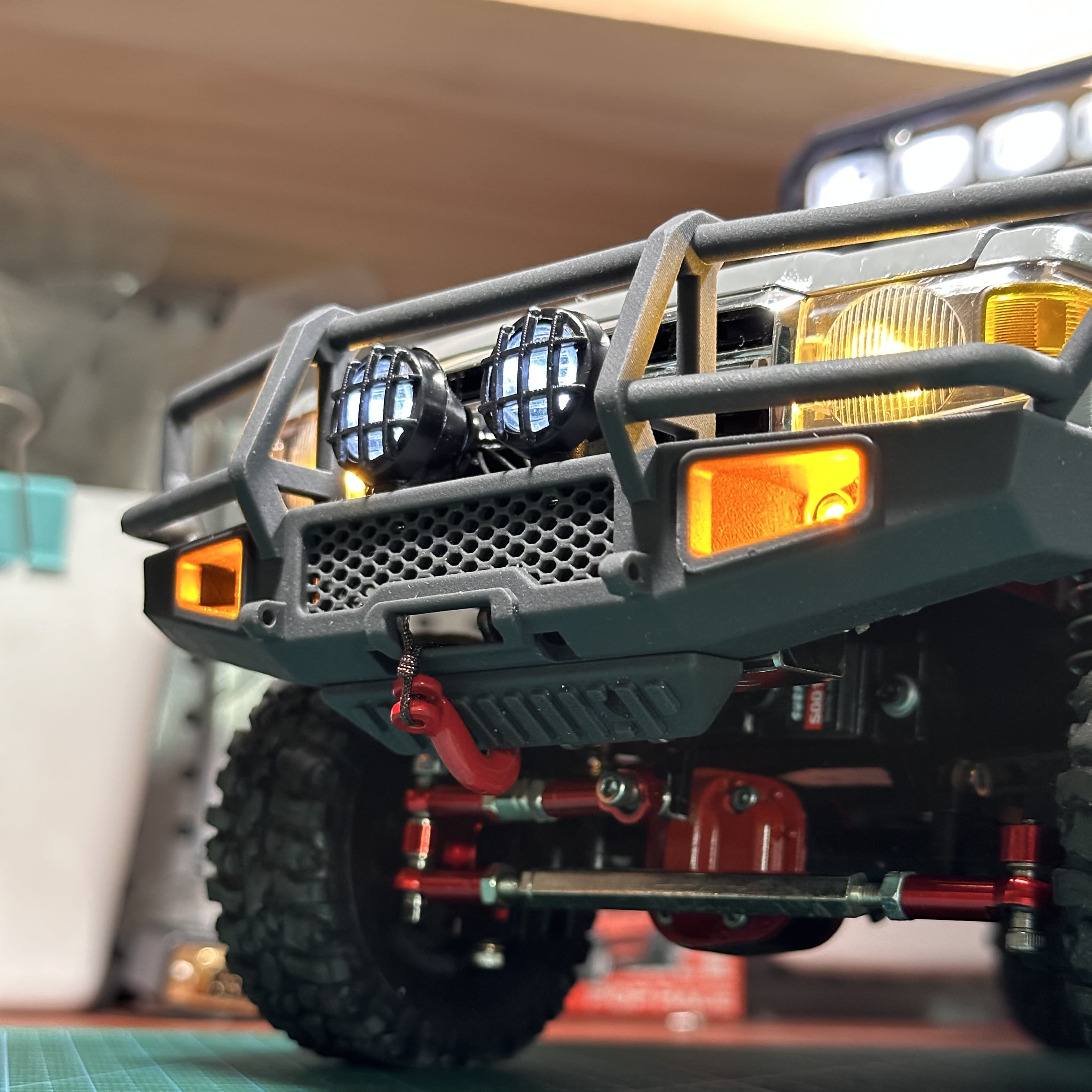 KOShobby ARB style modified front bumper for MNRC MN82 upgrade 3D ...