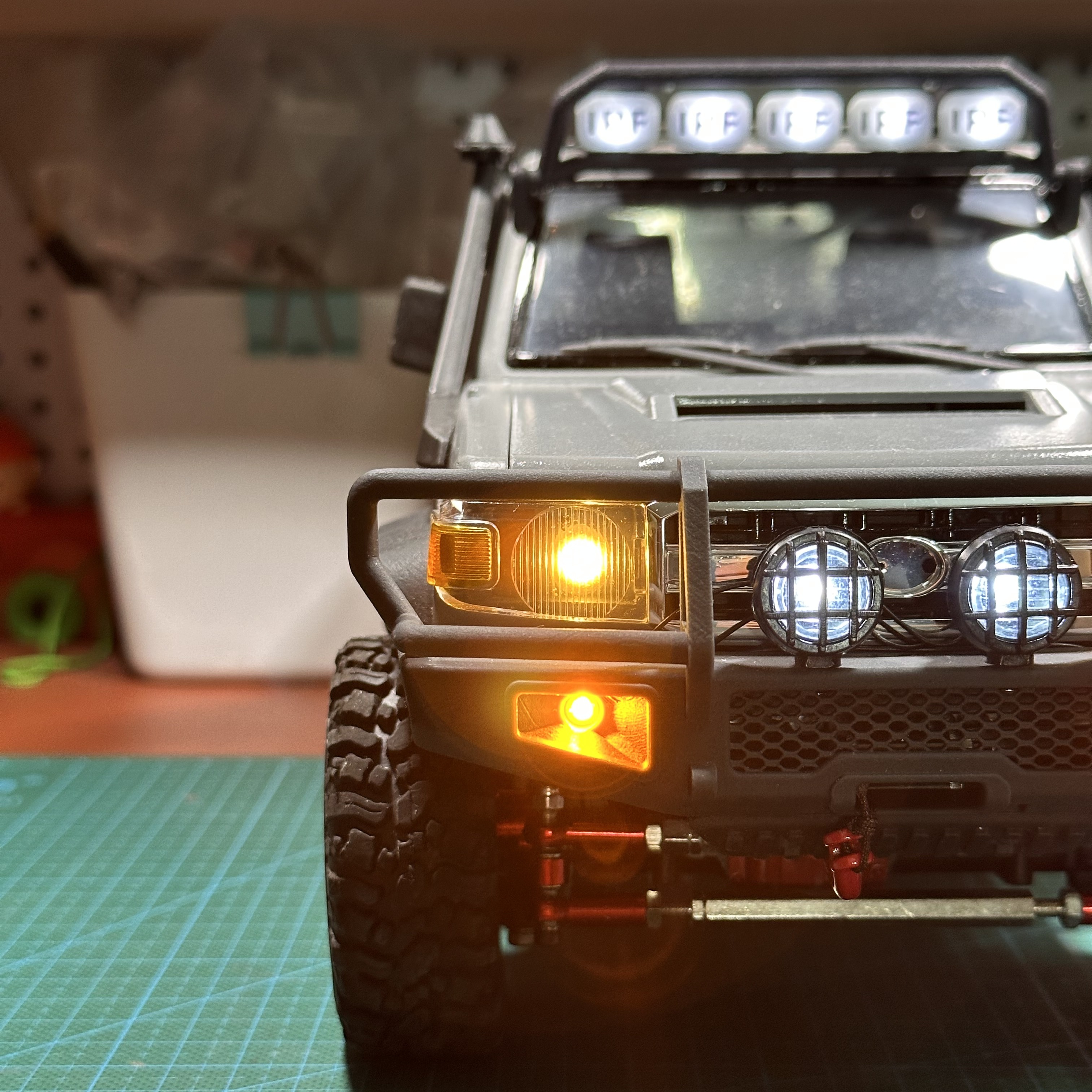 KOShobby ARB style modified front bumper for MNRC MN82 upgrade 3D ...