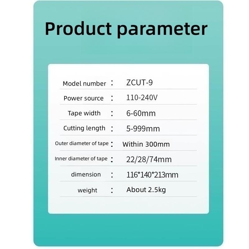 24H Local Delivery 】NICE-POWER Automatic Tape Dispenser ZCUT-9 Tape ...