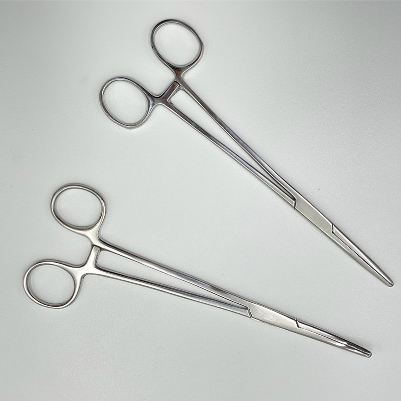 Hemostatic Forceps Medical Stainless Steel Needle Holder Curved ...