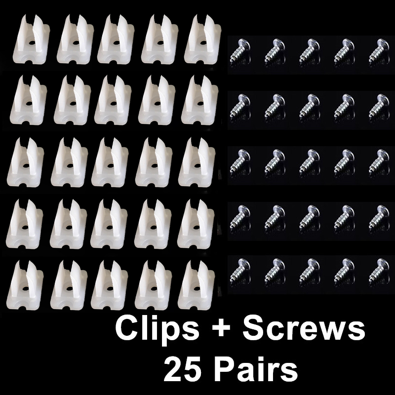 Clips with Screw and Sticker for LED Neon Strip Light, RGBIC Neon Rope ...