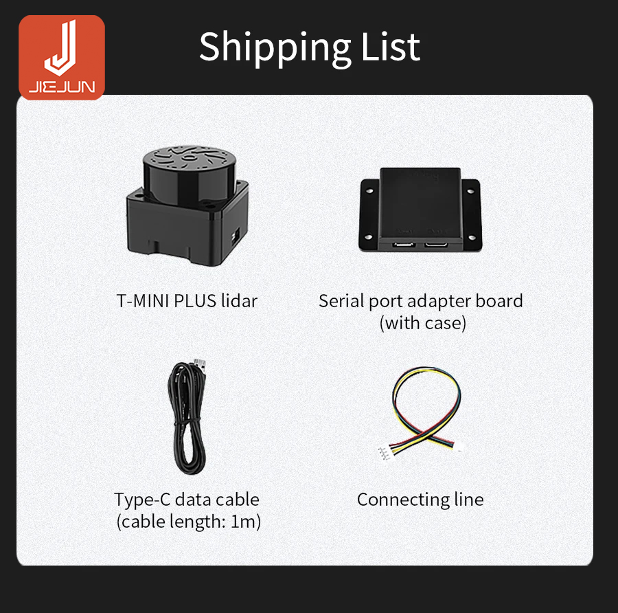 YDLIDAR T-mini PLUS TOF Lidar Sensor Module 12M Ranging Range Support ...