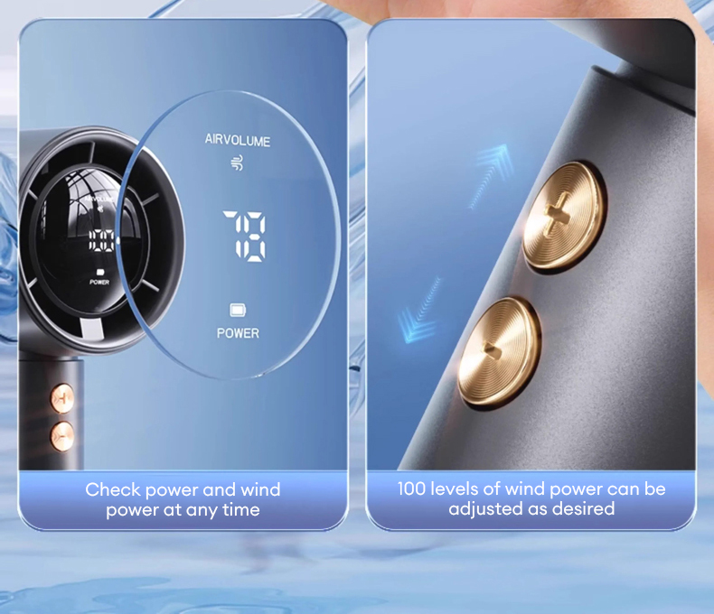 N68 Portable 0-100 Level Speed Adjustment handheld desktop Rechargeable ...