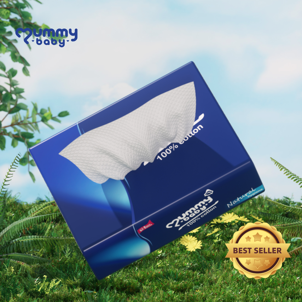 Mummybaby Skin Friendly Facial Tissue Cleansing Tissue 4 Ply x 10 Pack ...